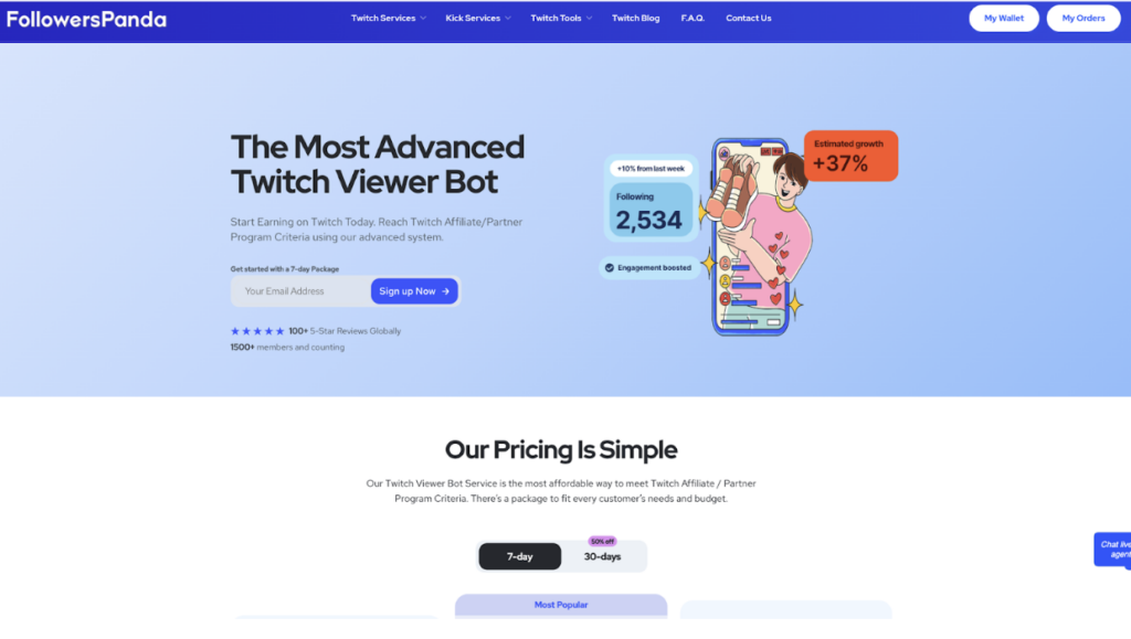 Twitch Viewer Bot Providers 2026 - Here is the top 5 list